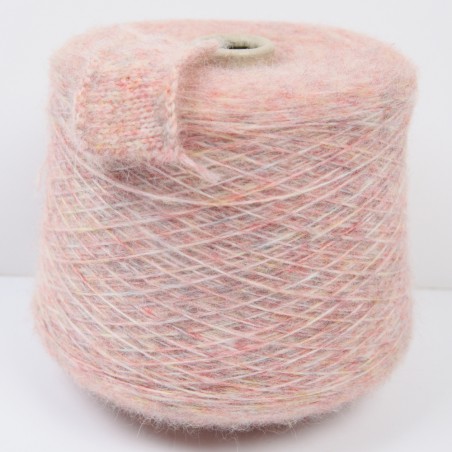 RAINBOW fluffy merino wool with alpaca and mohair
